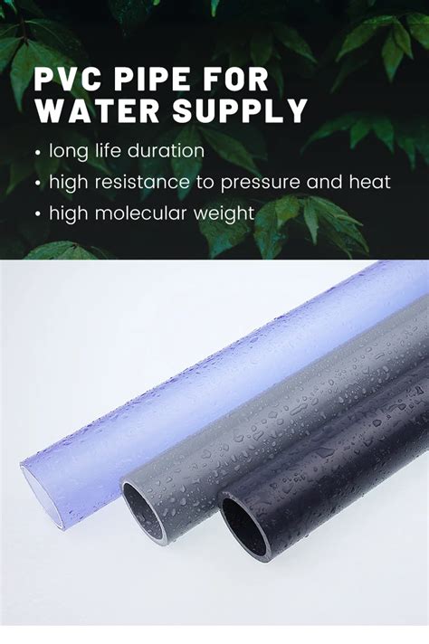Upvc 파이프 플라스틱 Pvc Upvc 물 파이프 가격 목록 물 공급 또는 배수 Pvc 파이프 가격