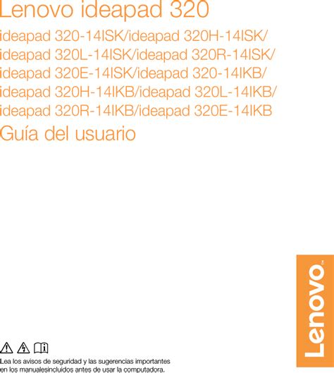 Lenovo Ideapad Ikb X Isk Ug Es User Manual Spanish Guide Ideapad Ikb