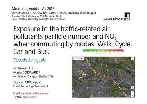 Exposure To The Traffic Related Air Pollutants Particle Number And No2 When Commuting By Modes