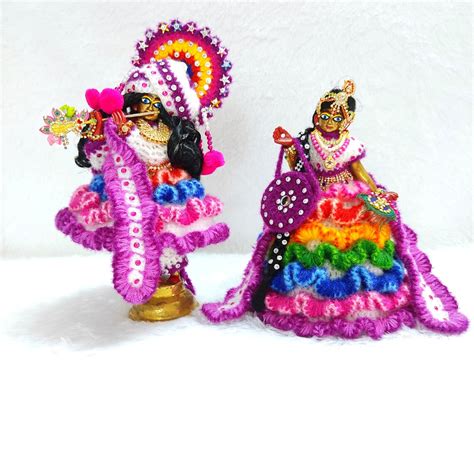 Radha Krishna Idol Dress Radha Krishna Statue Thakur Ji Poshak Radha