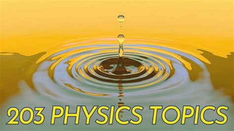 203 Important Physics Topics Paper Writing Professionals