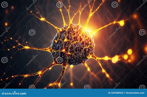 Neuronal Activity In Brain Mapped Using Optogenetics Neurons Firing In