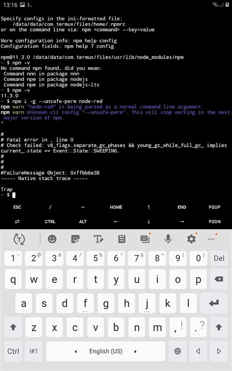 Unable To Install Node Red On Android Device General Node Red Forum