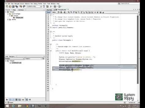 Programa En Java Netbeans Para Calcular El Area De Un Triangulo YouTube