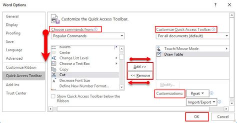 Customize Quick Access Toolbar In Microsoft Office Wikigain