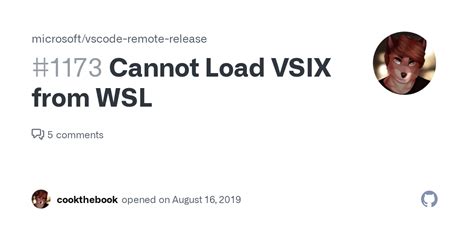 cannot load vsix from wsl · issue 1173 · microsoft vscode remote
