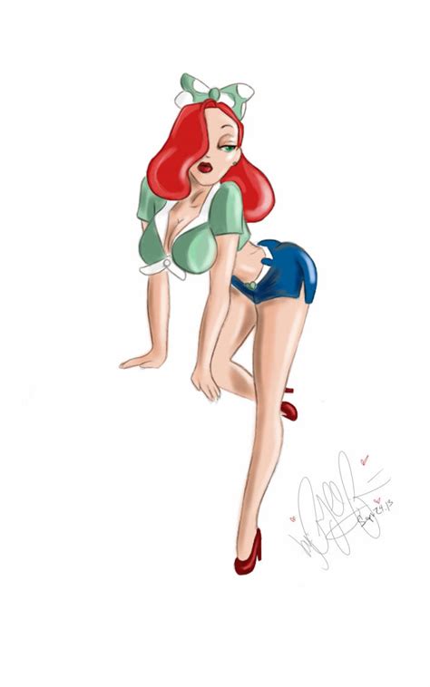 Jessica Rabbit Pin Up By Hearts And Pins On Deviantart