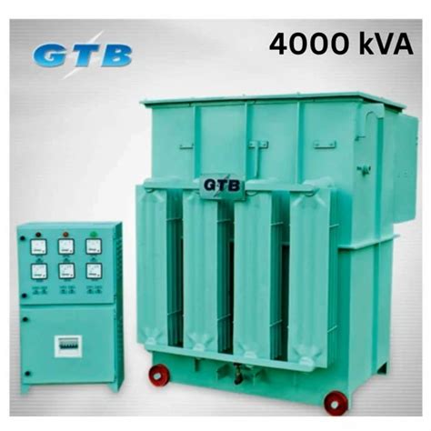 Three Phase 4000 Kva Servo Voltage Controller For Industrial At