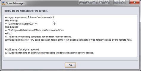 ‎rpc send operation failed errno an existing connection was forcibly