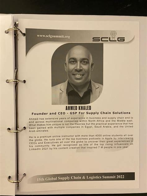 Ahmed Khaled On Linkedin Supplychain People Logistics Events 89 Comments