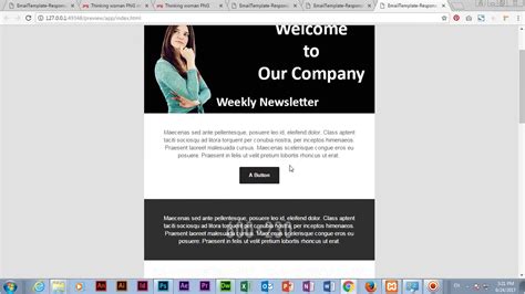 how to send html template as an email in php williamson