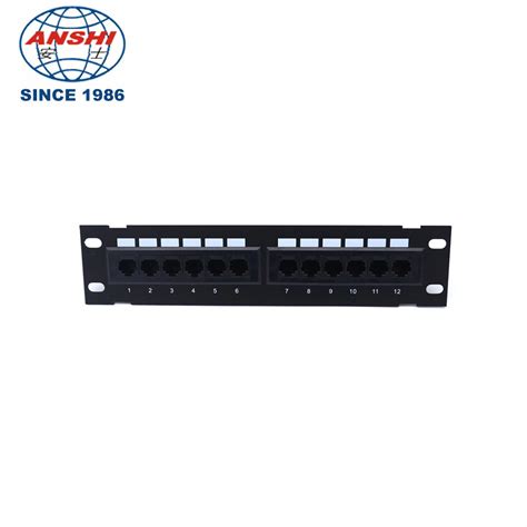 10inch 12 Port Wall Mount Utp Patch Panel 110 Idc Type