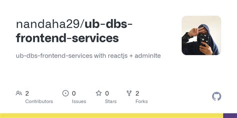 Github Nandaha29ub Dbs Frontend Services Ub Dbs Frontend Services With Reactjs Adminlte