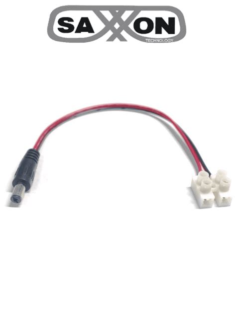 SAXXON PSUWB04 Bolsa De 10 Conectores Macho Para Alimentacion De Camaras Cable Calibre 18 AWG