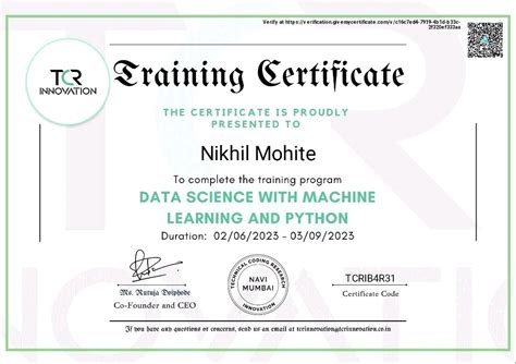 Nikhil Mohite On Linkedin Tcrinnovation Datascience Machinelearning