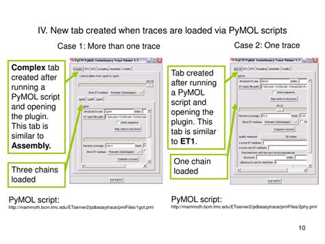ppt pymol evolutionary trace viewer 1 1 powerpoint presentation free