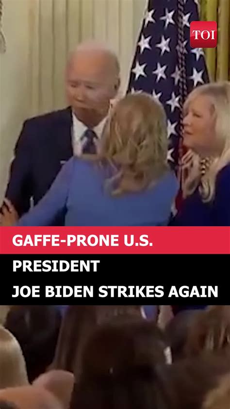 Joe Biden Was About To Kiss Another Woman Thinking As His Wife Jill Video Viral News Times