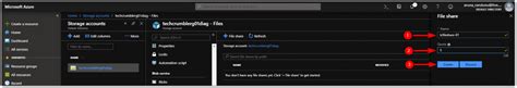 How To Create An Azure File Share And Connect To A Linux Virtual