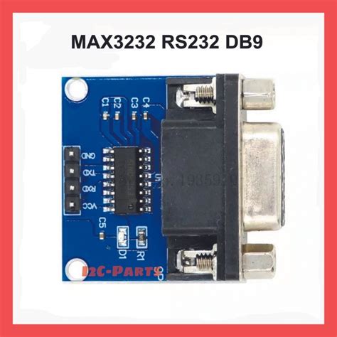 jual max3232 rs232 to ttl serial port converter module db9 connector shopee indonesia