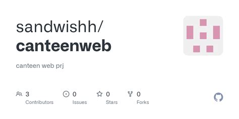 Github Sandwishhcanteenweb Canteen Web Prj