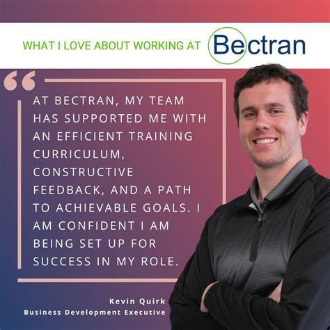 Bectran Inc On Linkedin Employeeengagement Testimonial Hiring