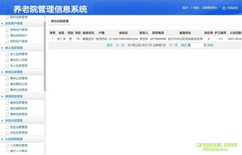 java毕业设计源码基于java养老院管理系统源码 毕设网 计算机毕业设计源码 毕业设计成品 论文下载网
