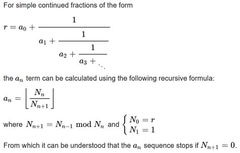 Continued Fraction