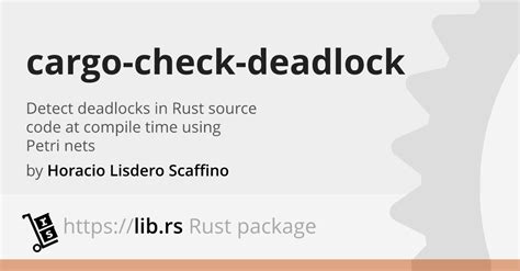 Cargo Check Deadlock — Command Line Utility In Rust Librs