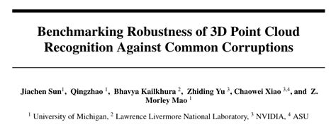 3d点云识别安全吗 学界提出健壮性分析数据集：modelnet40 c csdn博客