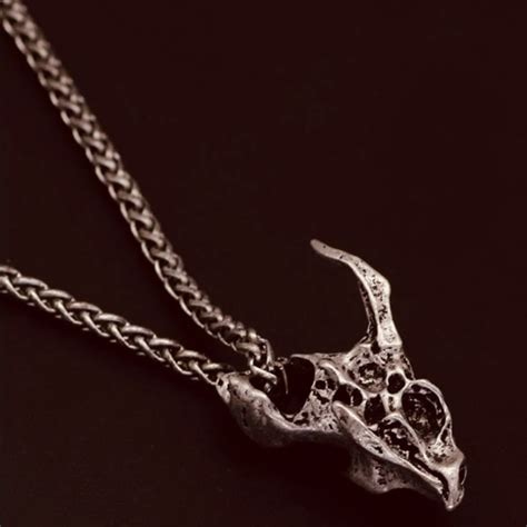 Accessories Ice Dragon Undead Zombie Viserion Game Of Thrones Skull Goth Fantasy Necklace