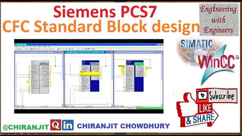 Siemens Pcs7 Cfc Standard Block Design Youtube