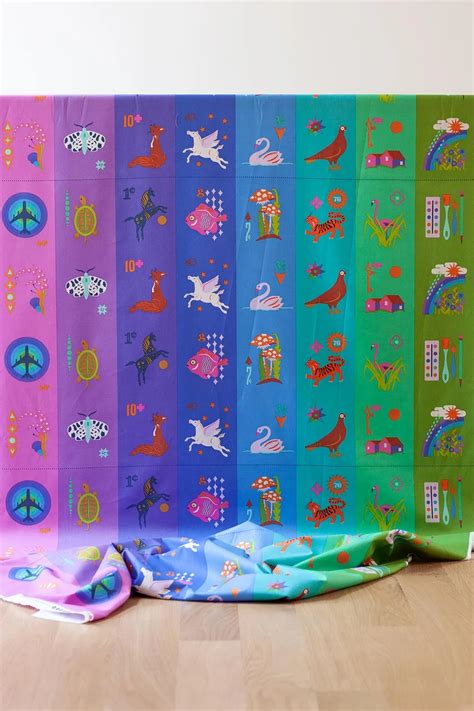 Postmark Panel Cool May Alison Glass