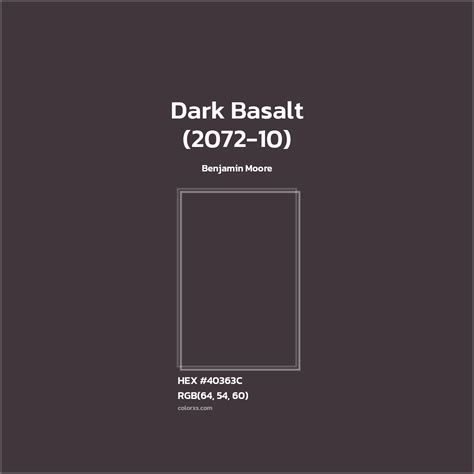 Benjamin Moore Dark Basalt 2072 10 Paint Color Codes Similar Paints And Colors Benjamin Moore Dark Basalt 2072 10 Paint Color Codes Similar Paints And Colors