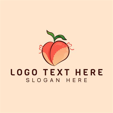 Seductive Peach Lingerie Logo Feminine And Sexy Design Inspiration