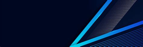 기업 비즈니스 블루 와이드 배너 디자인 배경 짙은 파란색 기술 기하학적 배경을 가진 추상적인 3d 배너 디자인 벡터 일러스트레이션 0명에 대한 스톡 벡터 아트 및 기타