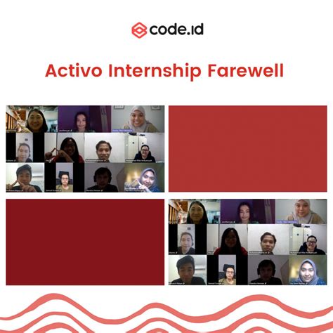 Codeid On Linkedin Coders Selasa 2510 Activo Mengadakan Internship Farewell Untuk