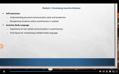 Master Class In Assertiveness Training Express