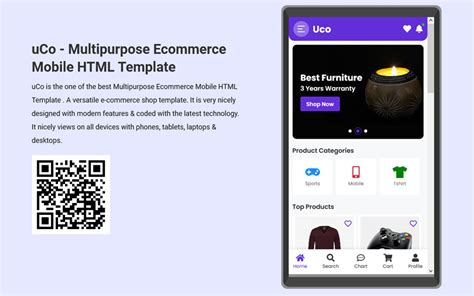 Uco Multipurpose Ecommerce Mobile Html Template