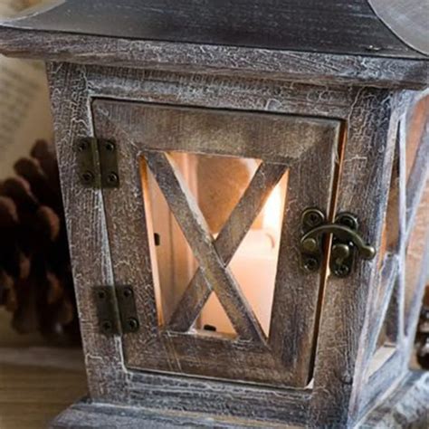 Прямая Ретро деревянный фонарь стеклянный ветряной светильник подсвечник декоративное