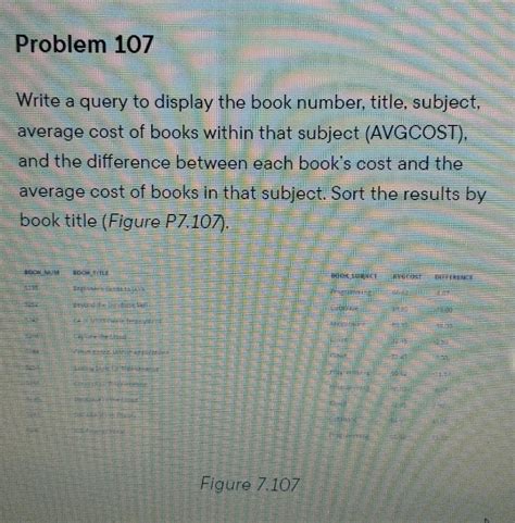 solved write a query to display the book number title