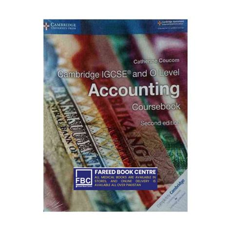 Cambridge Igcse® And O Level Accounting Coursebook Second Edition By C Fareed Book Centre