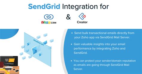 zoho and sendgrid integration services