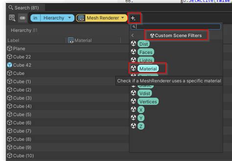 Search For Material Name Unity Engine Unity Discussions