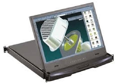RP W119 CyberView 1U 19 Widescreen Rakmount LCD Drawer KVM Solutions
