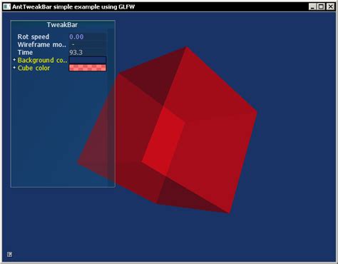 Github D Gamedev Teamanttweakbard A D Binding To The Anttweakbar