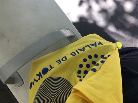 팔레 드 도쿄palais De Tokyo 에코백노랑