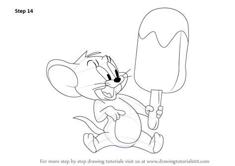 Learn How To Draw Jerry From Tom And Jerry Tom And Jerry Step By Step