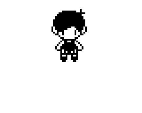 Omori Walking Pixel Art