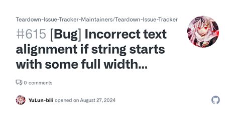 [bug] incorrect text alignment if string starts with some full width