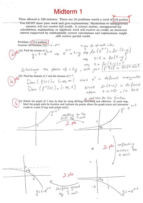 SOLUTION Calculus Midterm Exam Studypool